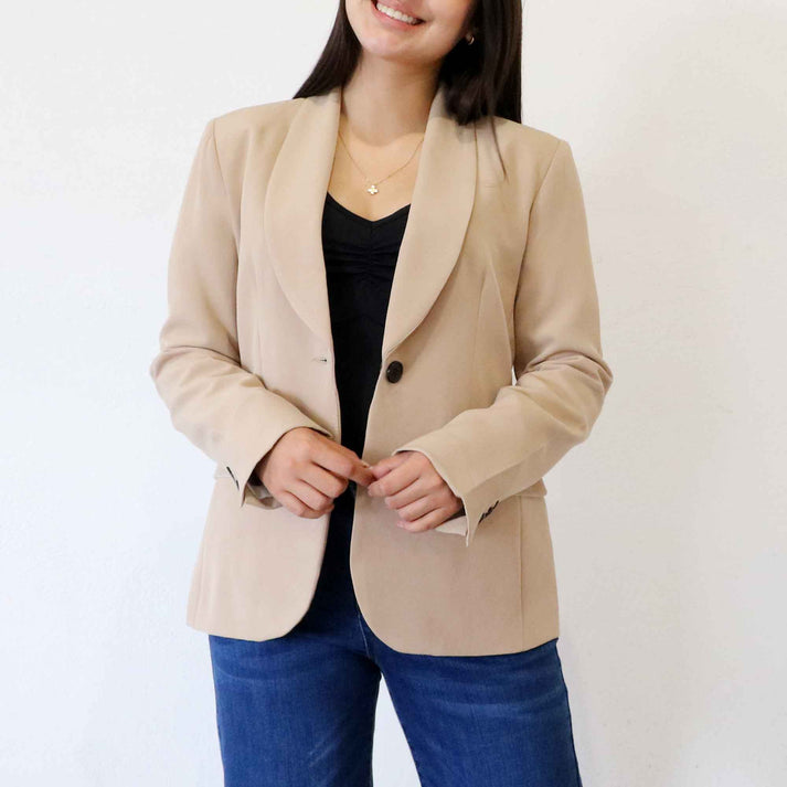 Saco Freya Beige – ChB Boutique